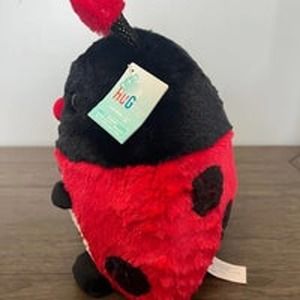 Hug Me | Toys | Hug Me Ladybug With Sparkling Heart And Antenna Plush ...